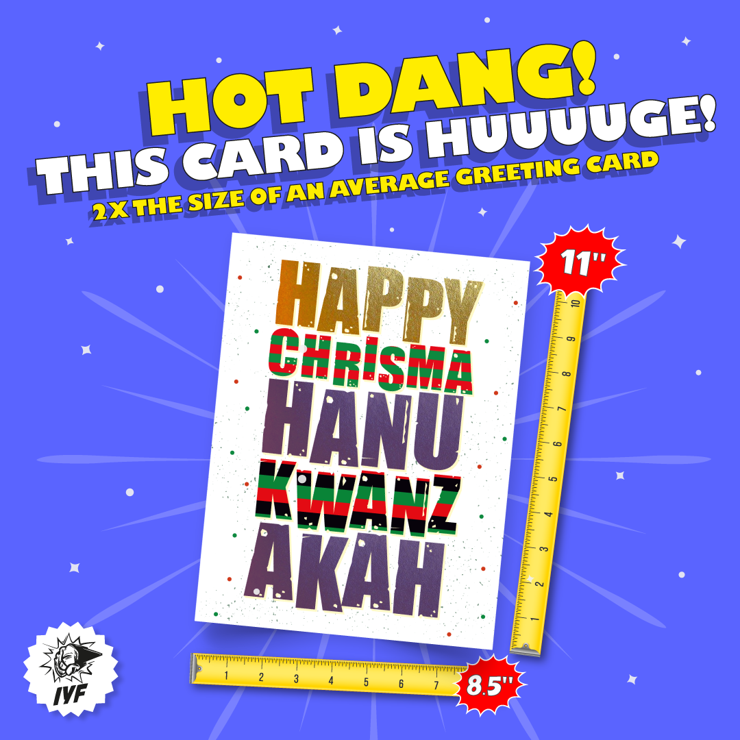 Chrismahanukwanzakah – Oversized Holiday Christmas Hanukkah Kwanzaa ...