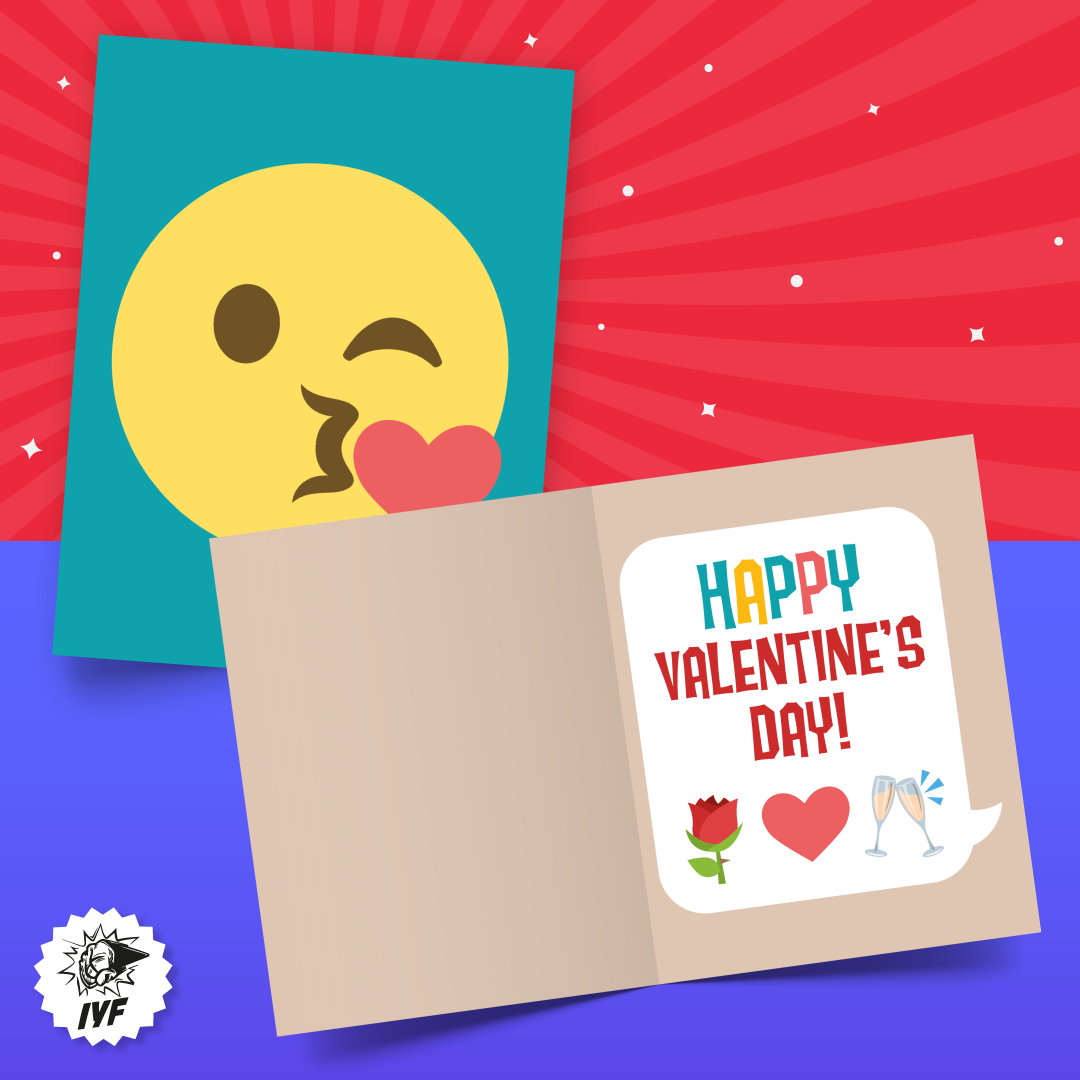 Emoji Valentine – Oversized Valentines Day Card – InYourFace Designs