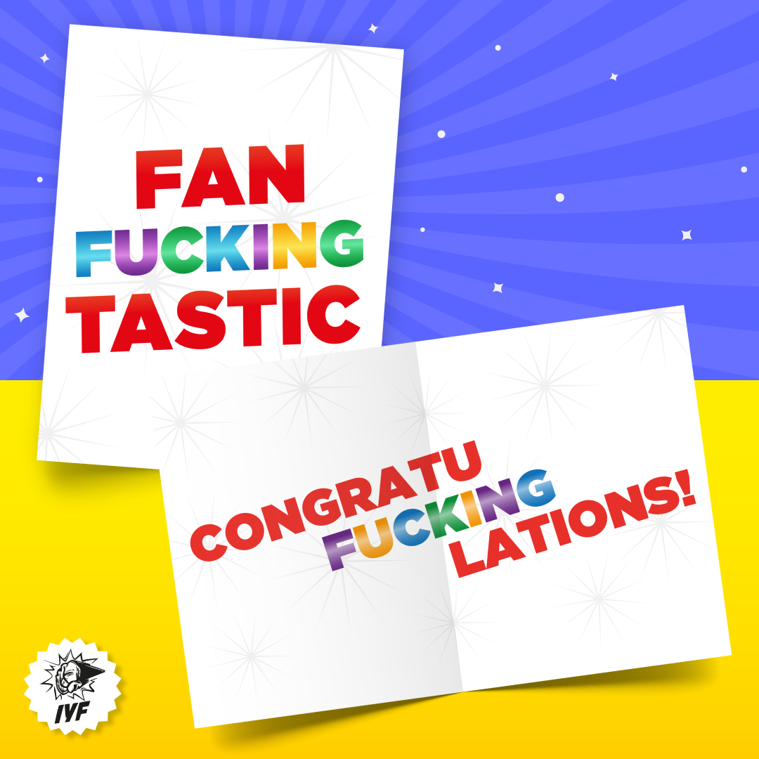 Fantastic Congrats – Oversized Congratulations Card – InYourFace Designs