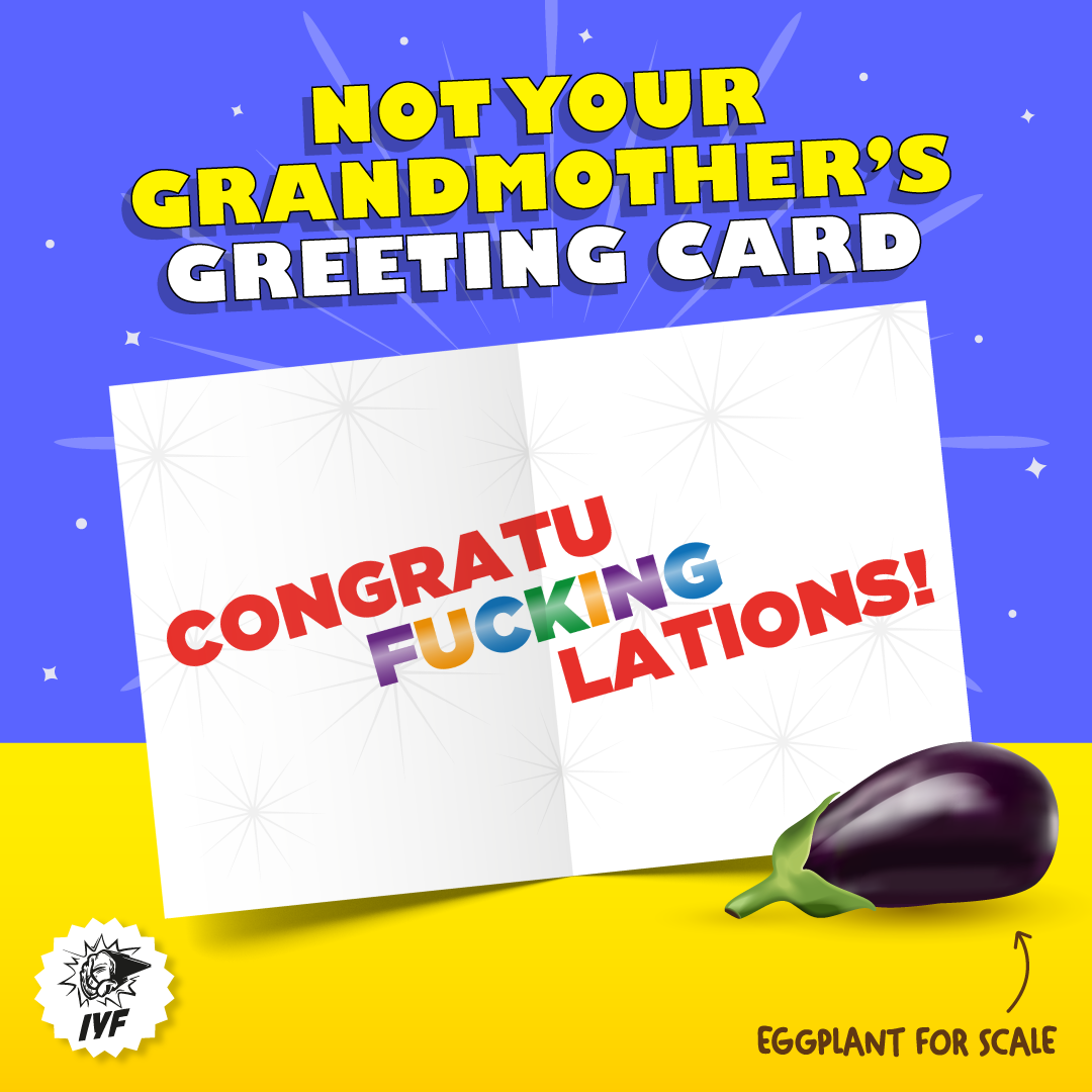 Fantastic Congrats – Oversized Congratulations Card – InYourFace Designs