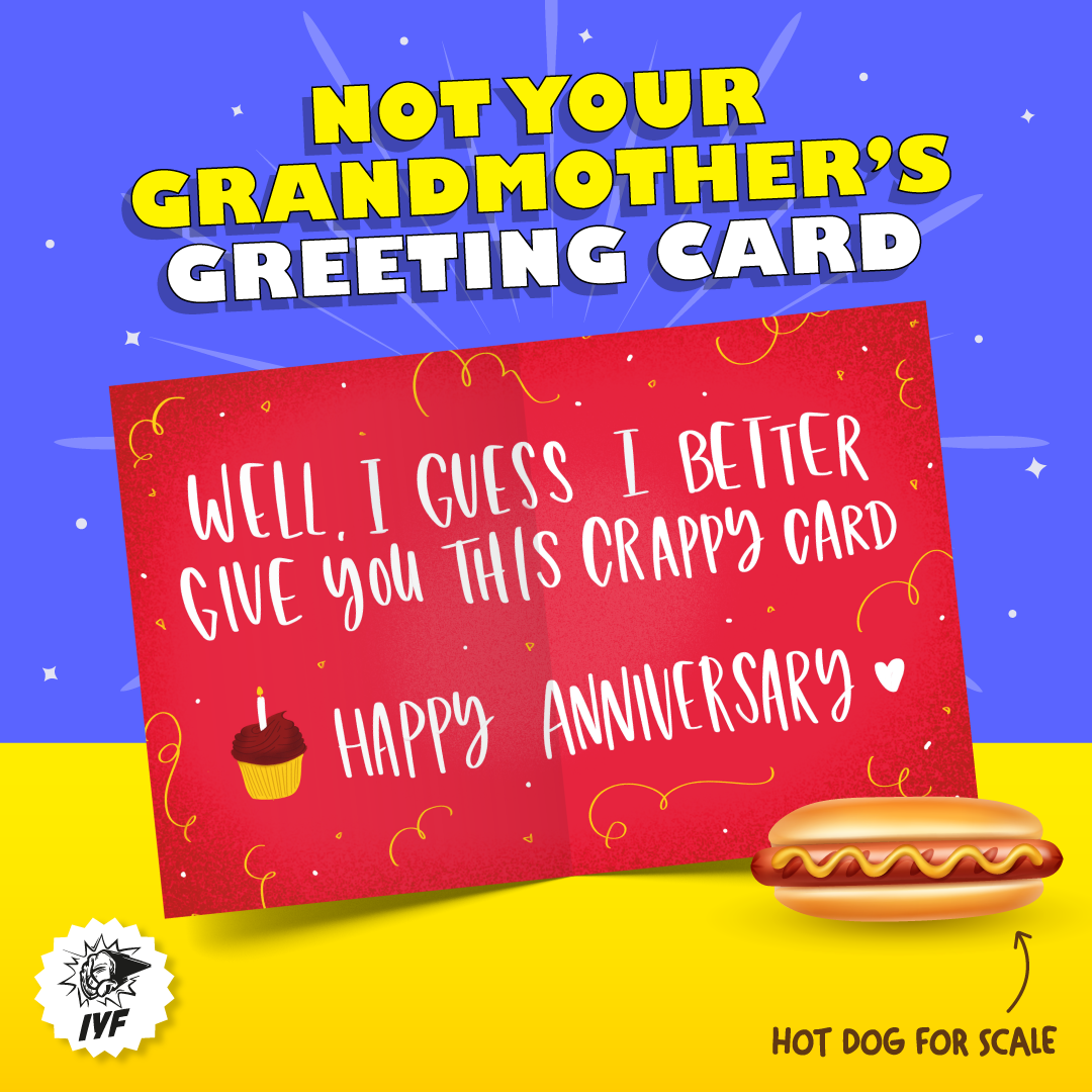 Forgot to Forget Anniversary – Oversized Anniversary Card – InYourFace ...