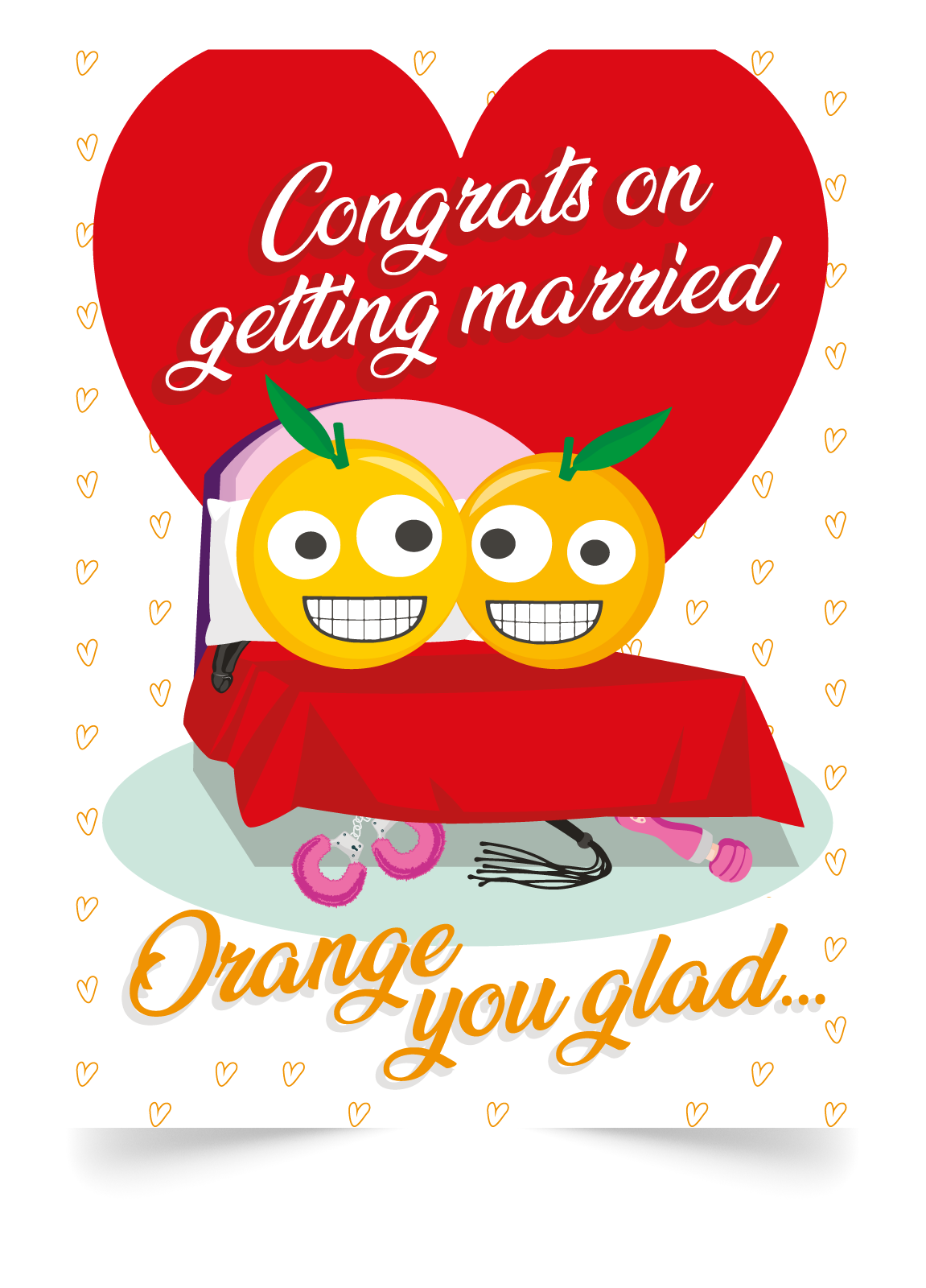 Nervous Groom Farts – Oversized Wedding Card – InYourFace Designs