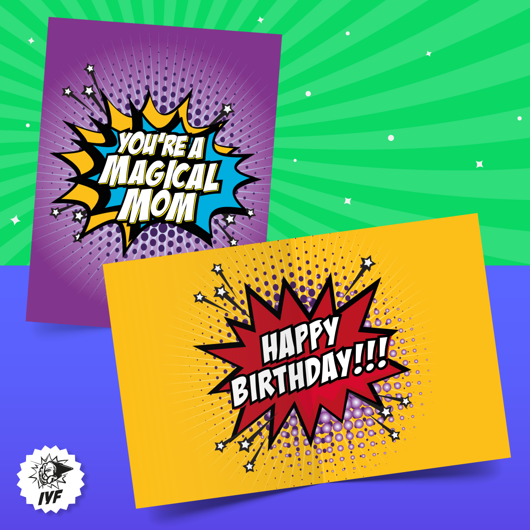 Magical Mom Birthday – Oversized Birthday Card – InYourFace Designs